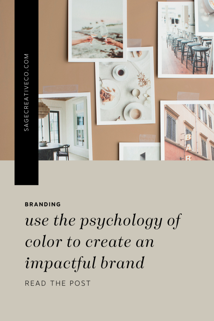 How to Use the Psychology of Color in Your Branding - Sage Creative Co